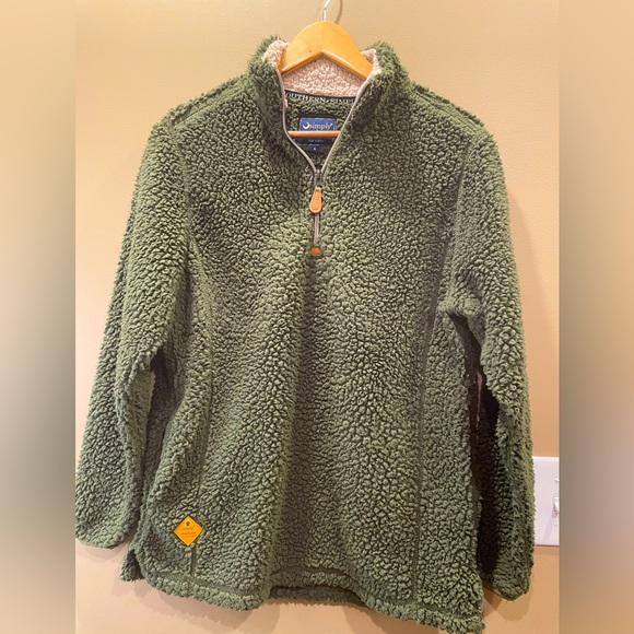 Simply Southern | Jackets & Coats | Mens Simply Southern Olive Sherpa ...